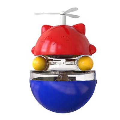 Cina Cat High Interactive Toy With Balls Cat Tumbler Rotating Puzzle Slow Feeder Kitten Training Toy in vendita