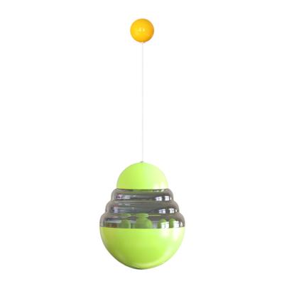 Cina Slow feeder tumbler interactive plaything with cat stick cat turntable leaking food teasing ball cat pet toy in vendita