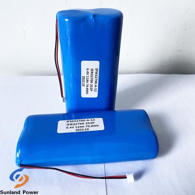 China IFR32700 2S2P 6.4V 12AH 3.2V LiFePO4 Battery For Electric Fencing for sale