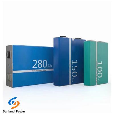 China Batería 280AH de la alta capacidad 3.2V LiFePO4 para EV y el sistema de energía solar del almacenamiento en venta