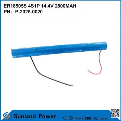 중국 ER18505S 4S1P 14.4V 2800MAH 고온 내성 고용량 배터리 판매용