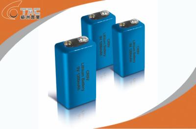 China 9V bateria preliminar 900mAh do lítio Li-MnO2 para dispositivos médicos com densidade de alta energia à venda