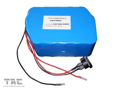 China lámpara de calle del f'or de la batería de 12V LiFePO4 IFR 26650 50ah con el conector en venta