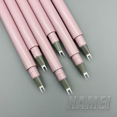 중국 개인 레이블 2 톱 눈꺼풀 펜 사용자 정의 튜브 눈꺼풀 컬렉션 조각 폼드 눈꺼풀 연필 컨테이너 판매용