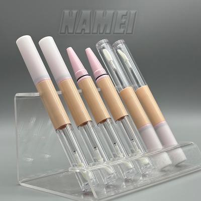 Chine Vente à chaud de l'usine Étiquette privée Lip Glaze Lip Liner 2-en-1 Lipliner crayon Tubes Lip Liner Contenant à vendre