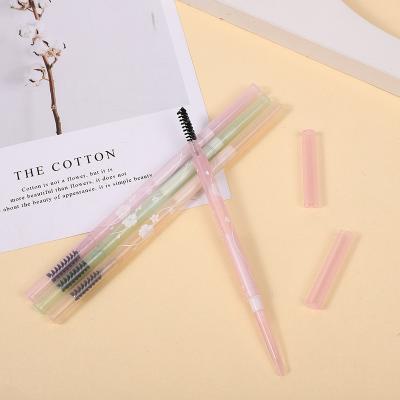 Chine Double Sided Eyebrow Pencil Private Label Vegan Sculpt Styling Eyebrow Pencil Beige Nude Slim Container à vendre