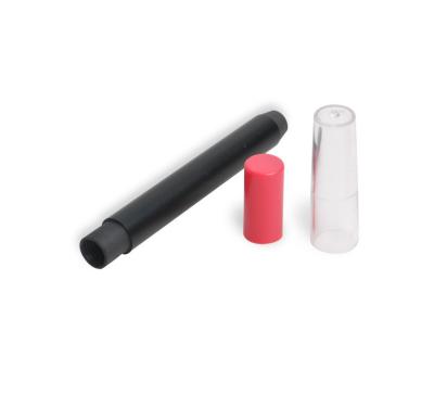 Chine Tubes de rouge à lèvres en plastique transparent avec pinceau à lèvres pour emballage cosmétique à vendre