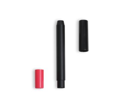 Chine Tubes de rouge à lèvres en plastique transparent avec pinceau à lèvres pour emballage cosmétique à vendre