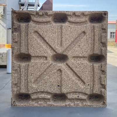 China High Temperature Resistant Moisture Molded Compressed Wood Chips MDI Pallets Factory Product For Formwork for sale