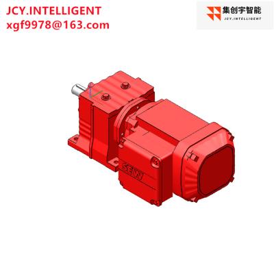 중국 R17 DRN71M4 드라이브 헬리컬 모터 기어박스 0.37KW 15.84 판매용