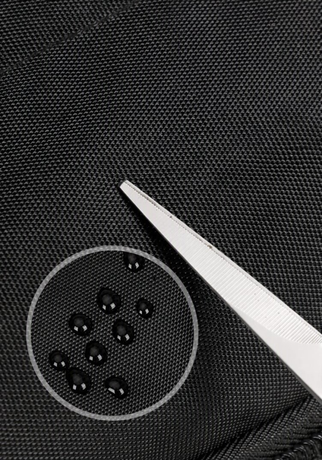 Close-up view of the Oxford fabric surface