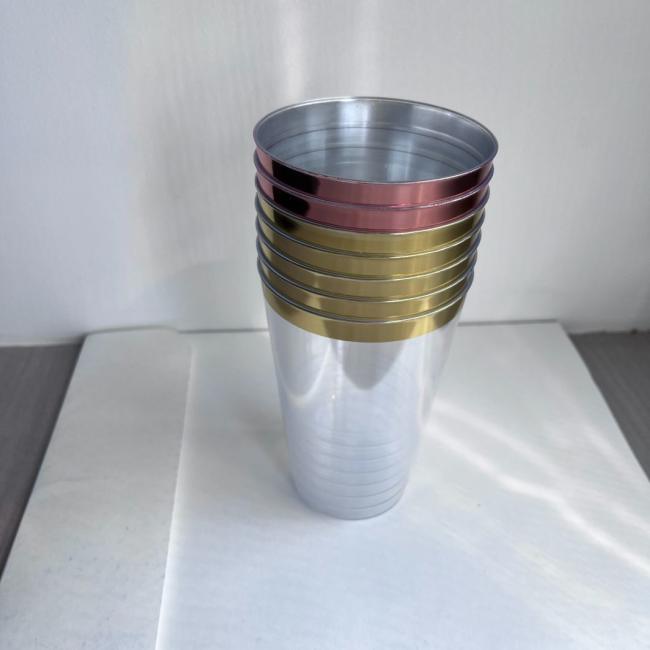 4oz-8oz Customized Printing Disposable Ripple Wall Paper Cup Non Plastic Free Plastic Cup