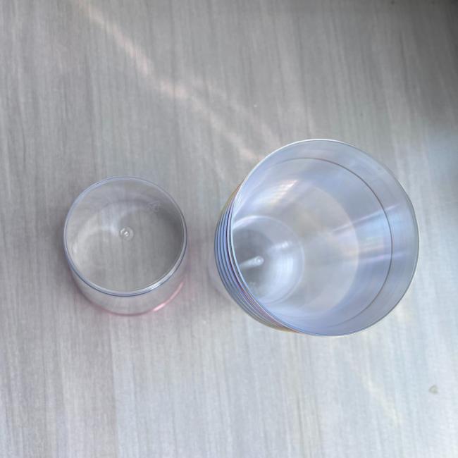 China Manufacturer Custom Printing Logo Cup Juice Clear Cold Drink Disposable Plastic Cups