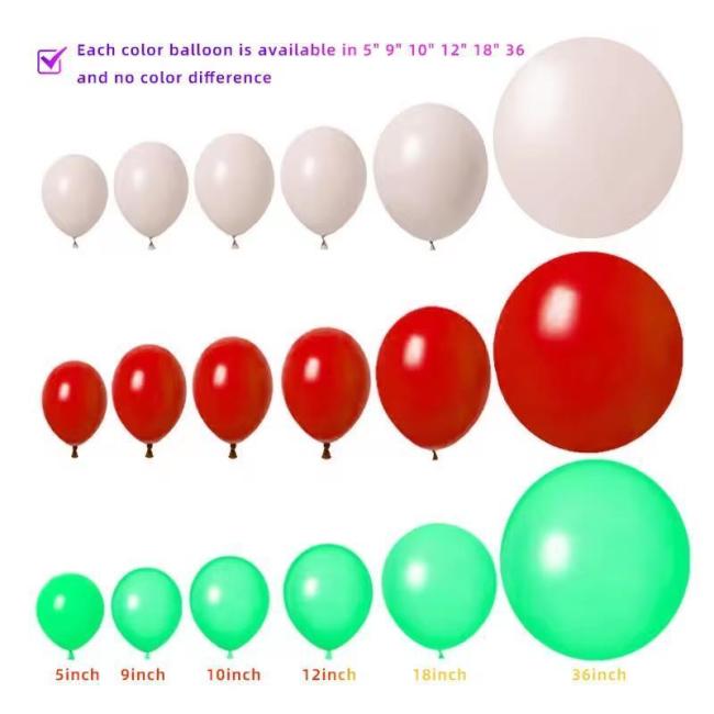 Custom Size Color and Package Chrome Latex Balloons Round Balloons Birthday Party Inflate Air Balloons