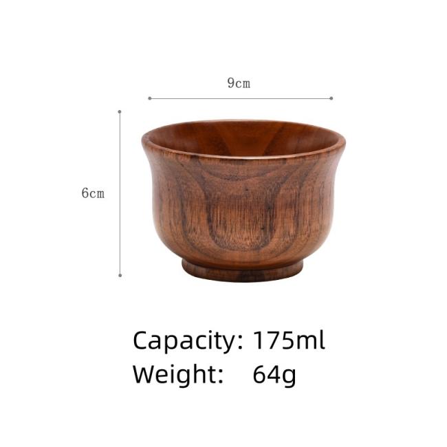 Natural Coconut Shell Fruits Salad Storage Wooden Bowl for Family Party/ Restaurant