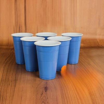 중국 16oz 레드 블루 바루스 컬러 PP 일회용 플라스틱 컵 OEM 및 플렉서그래픽 인쇄 판매용