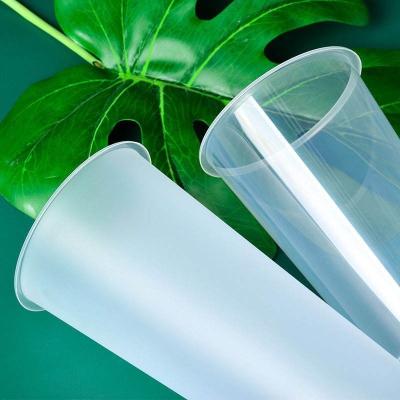 중국 12oz/16oz/20oz/24oz 파티 음료용 플라스틱 컵 사용자 지정 선명한 PP 일회용 컵 판매용