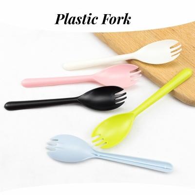 Chine 10.000kg fourchette en plastique jetable multicolore pour gâteau d'anniversaire/fruits/salade/désert à vendre