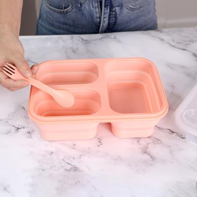 Chine Boîte à repas portable avec couvercle et fourchette à cuillère Coût d'expédition et délai de livraison estimé à vendre