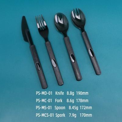 중국 환경 친화적 인 US PP 플라스틱 식기 세트 샐러드 일회용 플랫웨어 플라스틱 포크 판매용