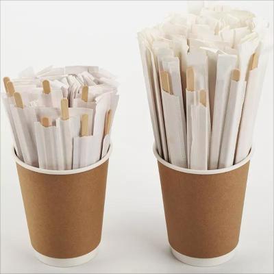 Chine Remuteurs en bois de style droit enveloppés individuellement pour le set d'accessoires de remuage de café à vendre