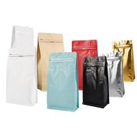 Quality Custom Logo Is Colorful Aluminum Plated Self Standing and Self Sealing Bag for Coffee Tea for sale