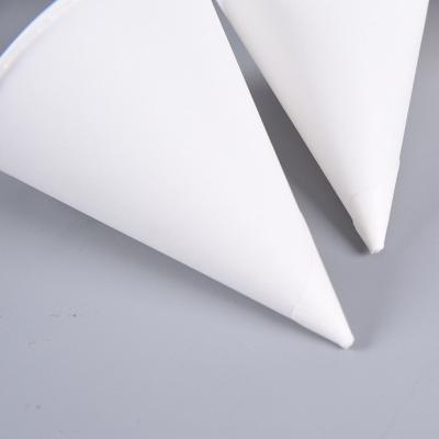 중국 종이 콘 컵 환불 환불 공항 병원용 백색 일회용 컵 공공 장소 판매용