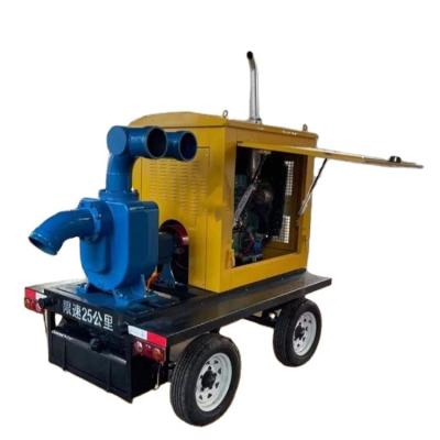 Cina Sistema di approvvigionamento idrico per irrigazione agricola con motopompa diesel mobile autoadescante in vendita