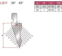 Quality Customized Press Brake Punch And Die LS11 Press Brake Tools Die for sale