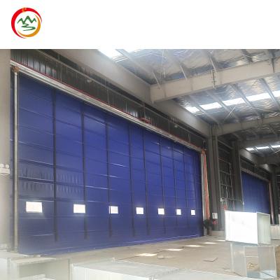 China Wholesale Customized Automatic Roll up Polymer Fast Door Plywood Windproof Finished Surface Industrial Speed Chambers Warehouses for sale