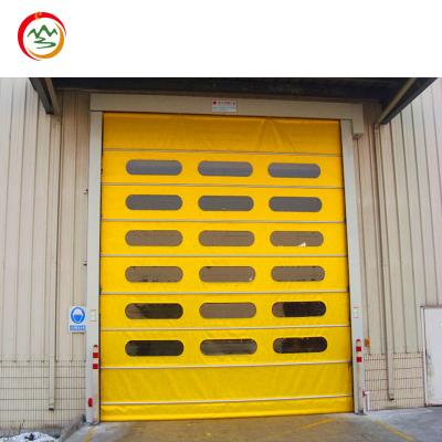 China Wholesale Custom Fast Industrial Warehouse Indoor Roller Shutter PVC Fast Door Geomagnetic Induction Fast Roller Shutter Door for sale