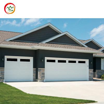 China Customized Size Garage Door High Quality 40mm Thickness Finger- Protection Sectional Automatic Garage Door for sale