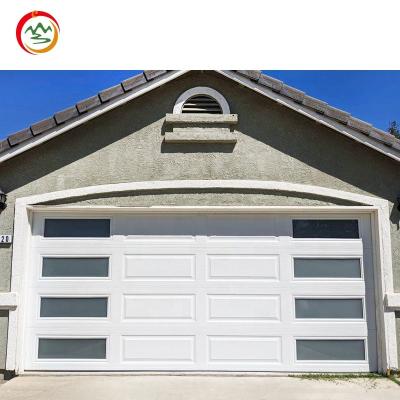 China Modern Style Customizable Steel Flip Sectional Lift Overhead Garage Door Factory Price Finished Surface for Home Use for sale