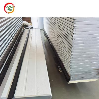 China Foam Panel Product Insulation Polyurethane Huanshan New Outdoor Sale Metal Steel Garage Sectional Door Panel for sale