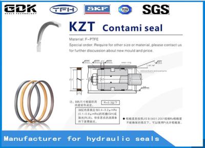 Cina Il cilindro idraulico del bronzo della guarnizione dell'anello di usura del KZT PTFE sigilla il rendimento elevato in vendita