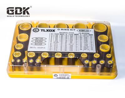 Cina I giunti circolari di GDK Viton la O Ring Kit Box Heat Resistant, piccoli giunti circolari su ordinazione sigillano di gomma in vendita