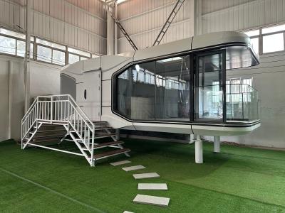 Modern Prefab Design Space Capsule Resort Hotel with Sandwich Panel and 3D Model