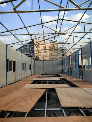 Prefabricated A Frame House with Aluminum Window and 50/75/100mm Wave Sandwich