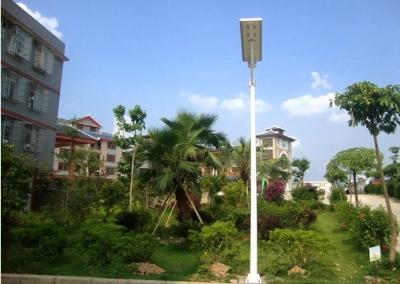 China Luz de rua solar integrada brilhante 12 watts impermeável, lâmpadas do diodo emissor de luz renováveis à venda