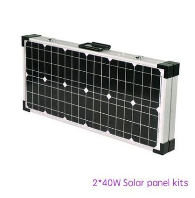 Cina 2 corredi del pannello solare di X 40W per il campeggio, IEC di TUV delle pile solari di Sunpower in vendita