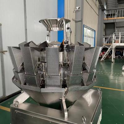 Cina Macchina imballatrice congelata Dimple Weighing Scale For Seafood del pesatore di Multihead di 10 delle teste 1.6l 2.5l alimenti del saltatore in vendita