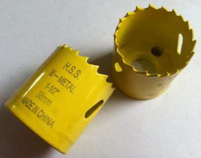 中国 手の穴は中間の等級 38mm の 1-1/2 インチ M42 HSS のバイメタルの穴が穴の作成については見たことを見ました 販売のため