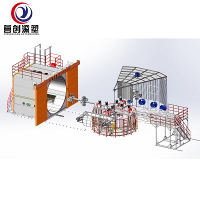 Cina Macchina elettrica per stampaggio a rotazione ad alta capacità multifunzionale in vendita