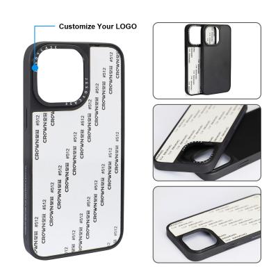 Matt Groove TPU PC Phone Case Inlay Leather Wood Shockproof For IPhone