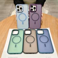 Quality Military Grade Magnetic Phone Cover Anti Yellowing Shockproof For IPhone 16 for sale