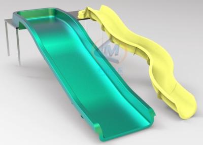 China Commercial Fibreglass Pool Water Slide Fun Pool Slides Safety For Entertainment for sale