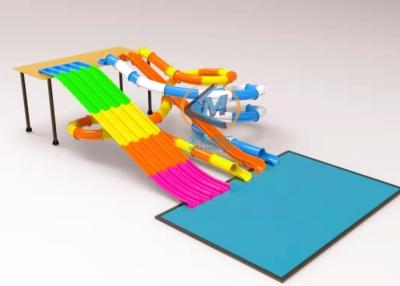 China Outdoor Water Park Water Slide Design 10x9m Pool For Commercial Public Park for sale