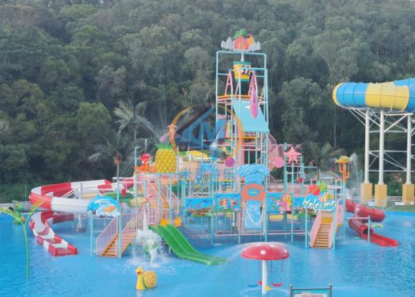 Quality Big Ocean Theme Water Feature Playground 42x30m For Commercial Use for sale