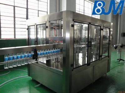 Cina macchina di rifornimento automatica dell'acqua di 50BPM 500ml che risciacqua tappatrice di riempimento in vendita