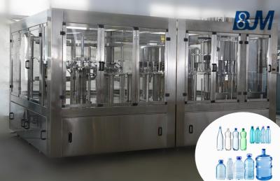Cina 3 in 1 macchina di rifornimento automatica dell'acqua, attrezzatura di stabilimento di imbottigliamento dell'acqua di Monoblock in vendita